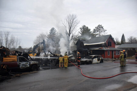 Two homes destroyed in Tupper Lake blaze | News, Sports, Jobs ...